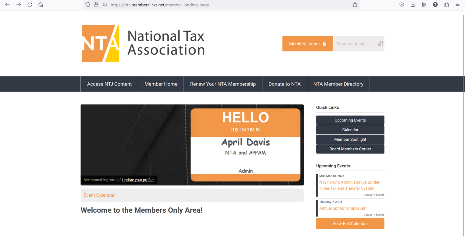 NTA | National Tax Journal